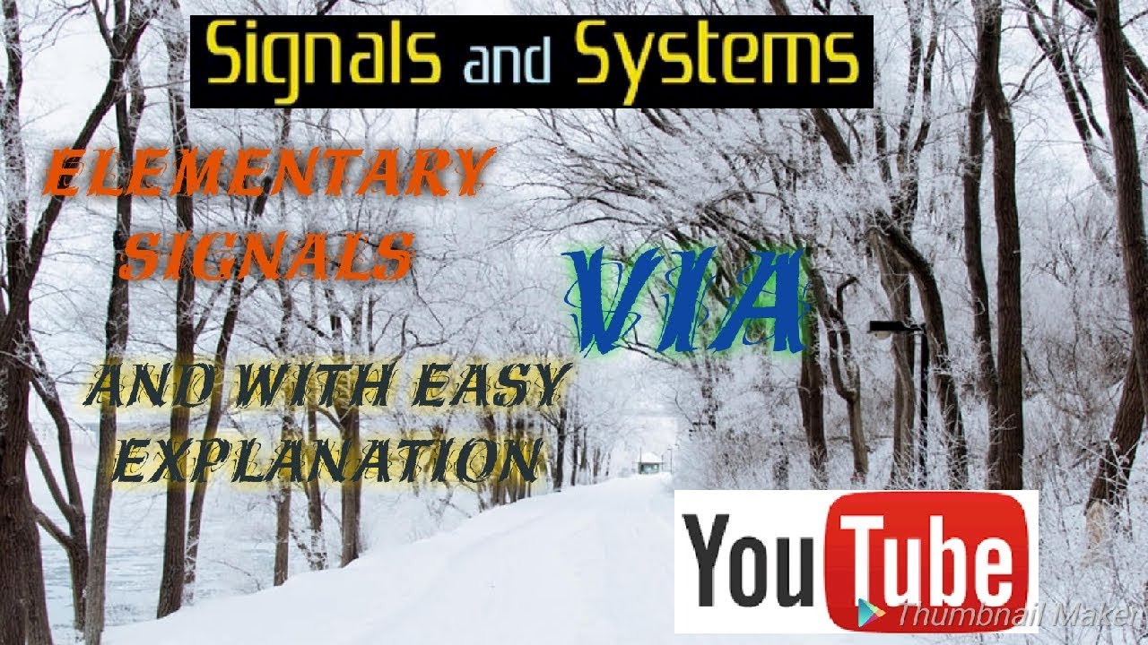 ||SS||LEC-1||ELEMENTARY SIGNALS|| - YouTube