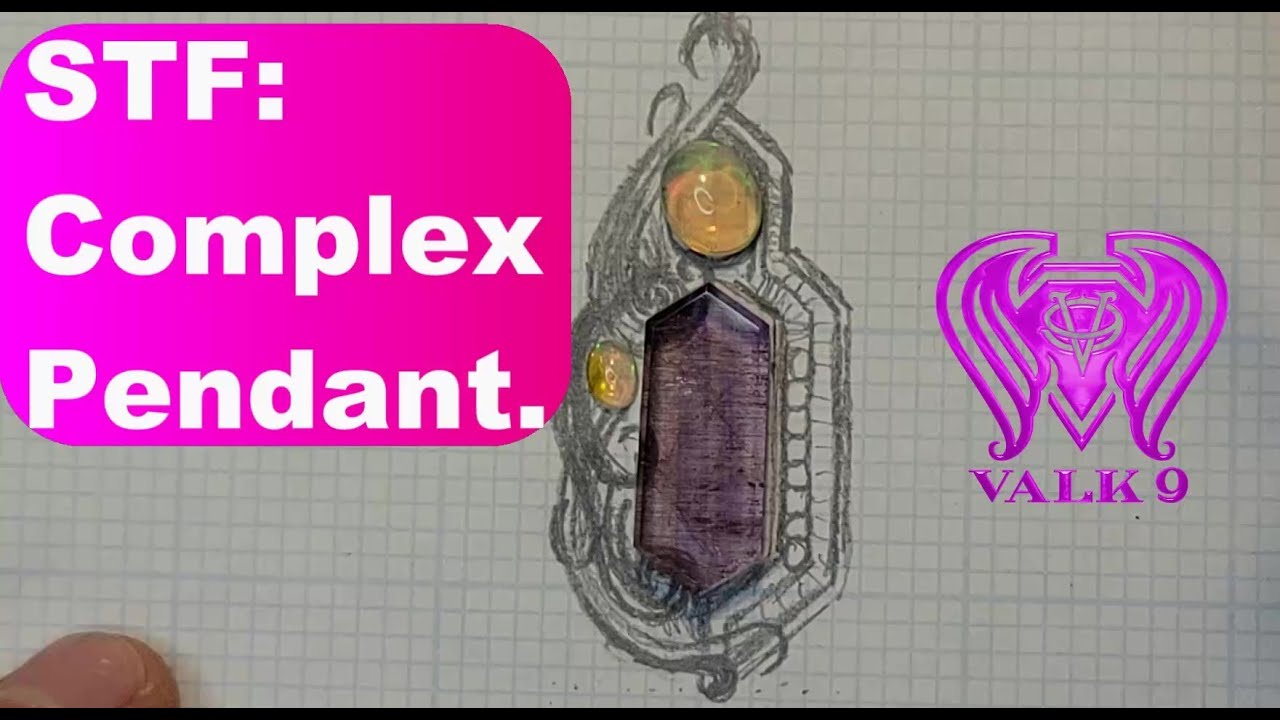 Wire Wrapping tutorial, Start to Finish Complex Pendant Design Part 1 ...