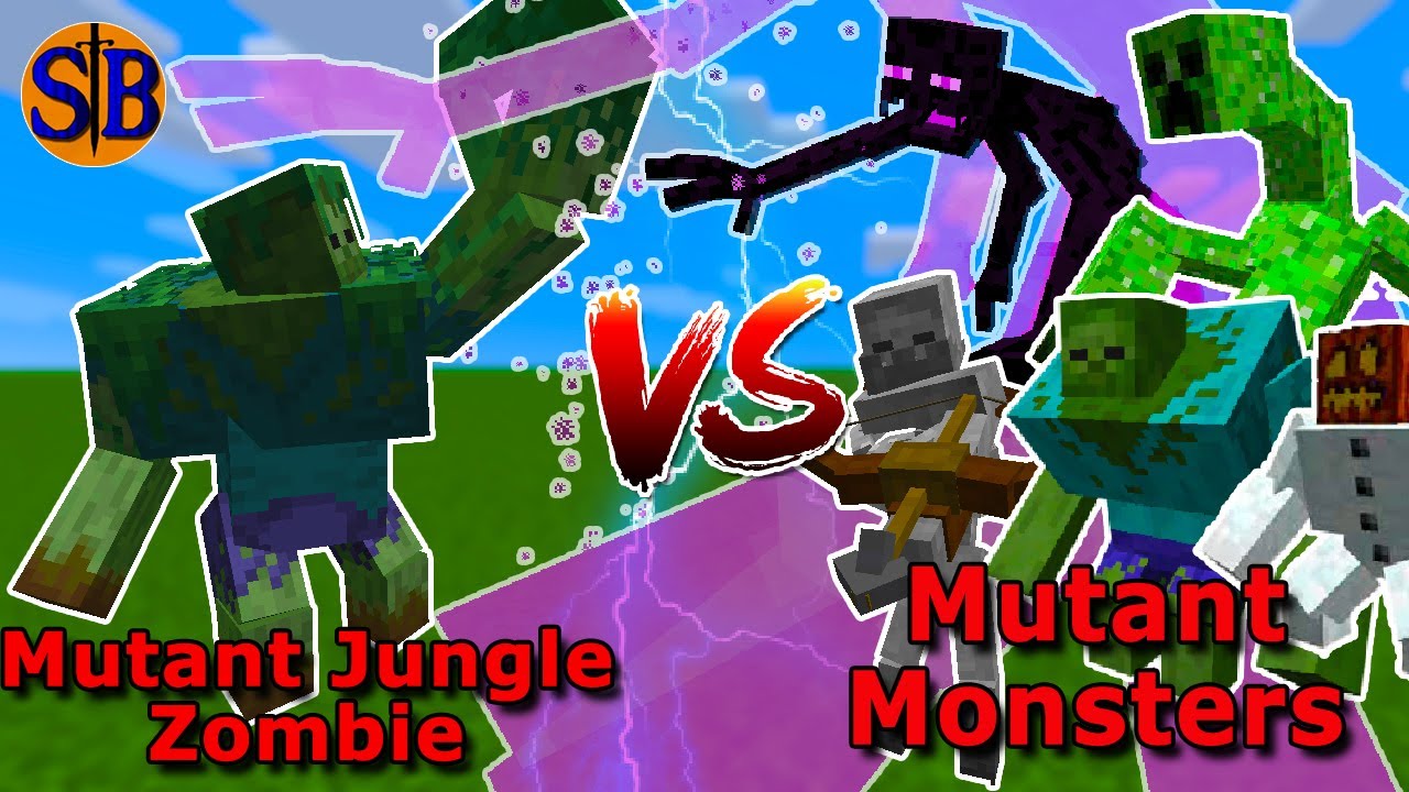 NEW Mutant Jungle Zombie vs Mutant Monsters - YouTube