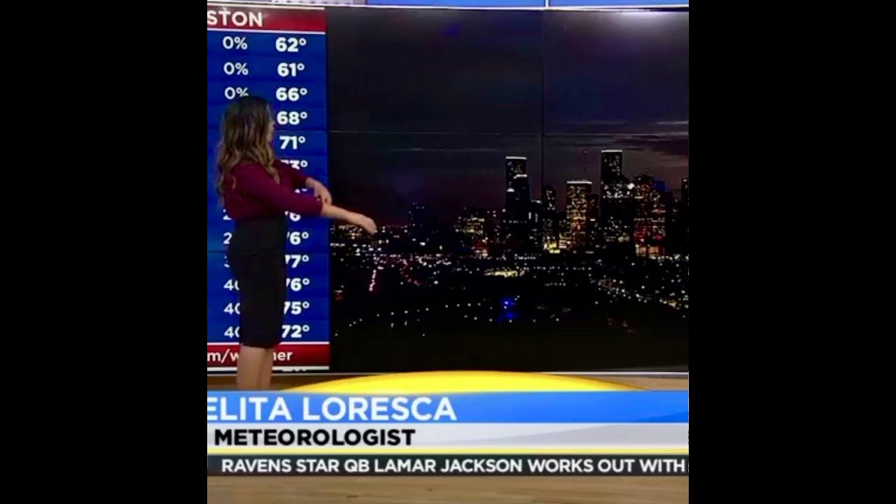 Elita Loresca Abc13 Weather Girl Youtube