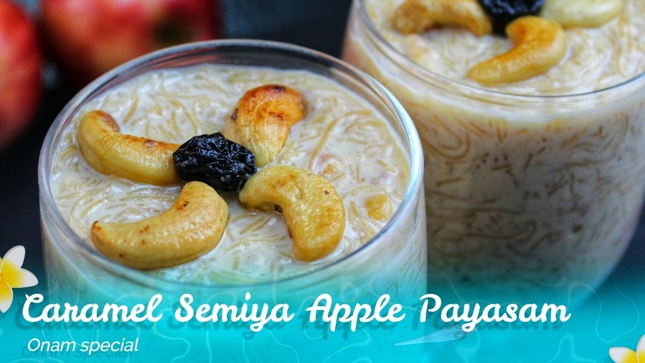 Bored of normal Semiya Payasam? TRY Caramel semiya apple payasam ...