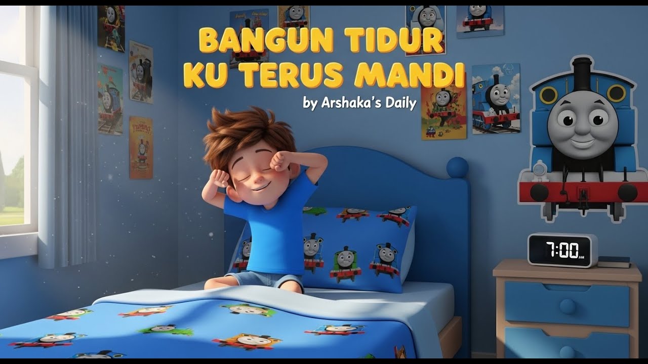 BANGUN TIDUR KU TERUS MANDI - LAGU ANAK INDONESIA | BY ARSHAKA'S DAILY ...