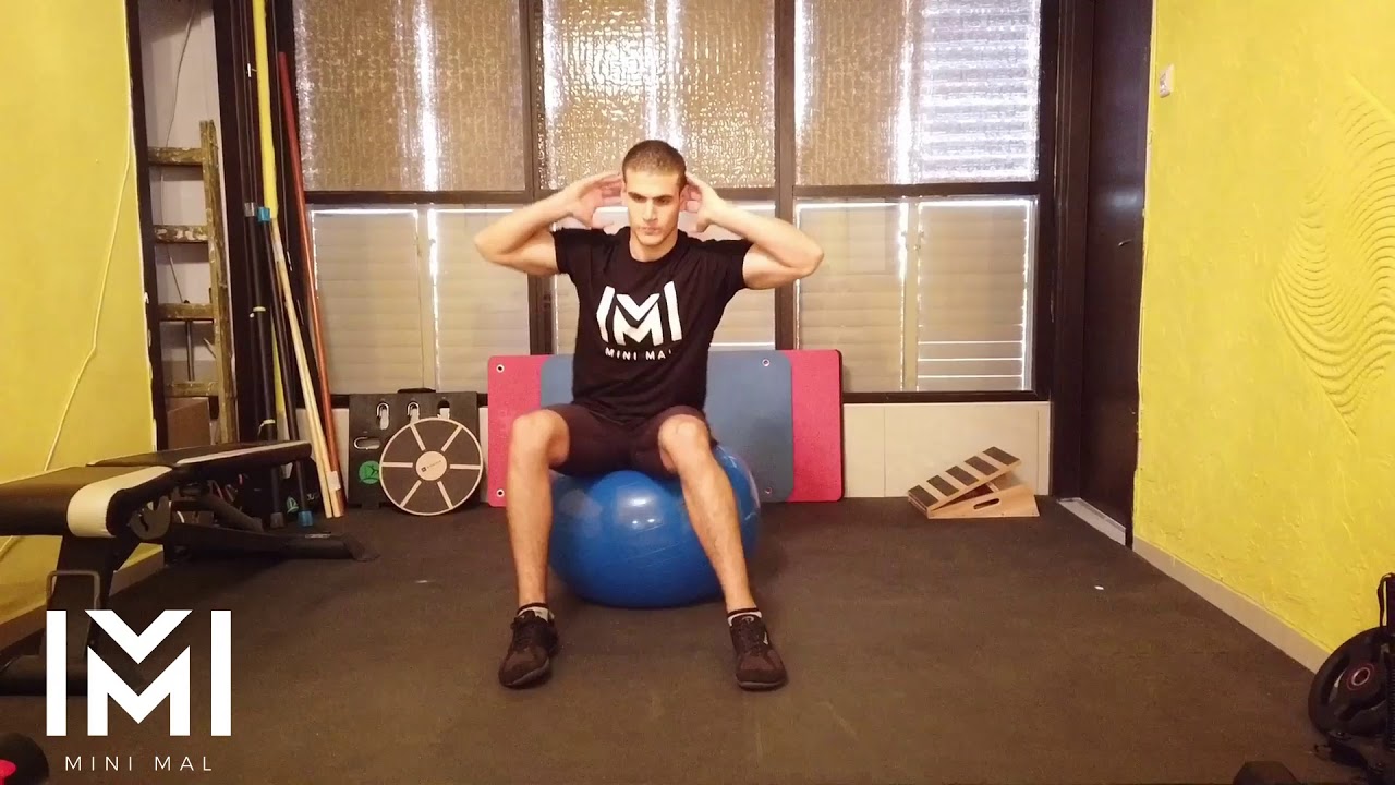 Stability Ball Seated Hip Rotation סיבובי ישבן כדור - YouTube