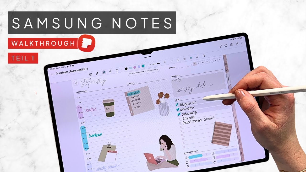 Samsung Notes Tutorial für Anfänger – Erste Schritte & Tipps - YouTube