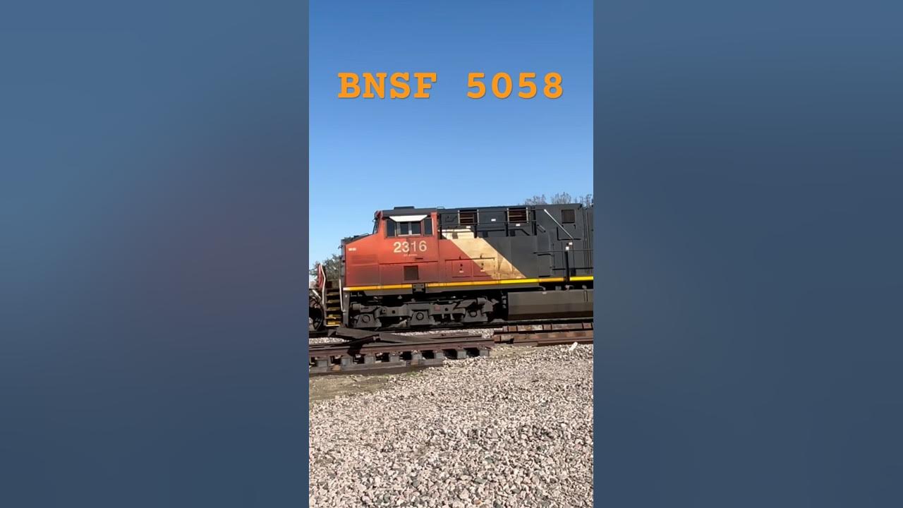 BNSF 5058 - March 1, 2025 #bnsf #canadiannational #railroad #railfan - YouTube