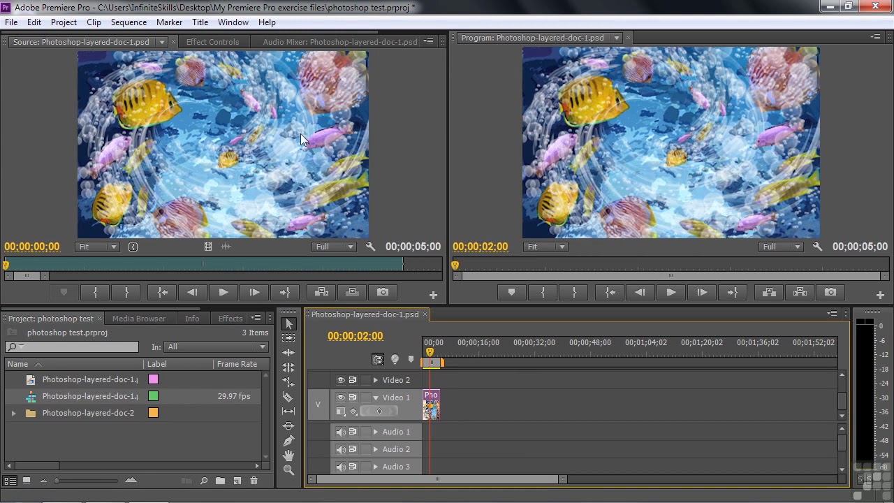 Working With Layered Photoshop Files - YouTube