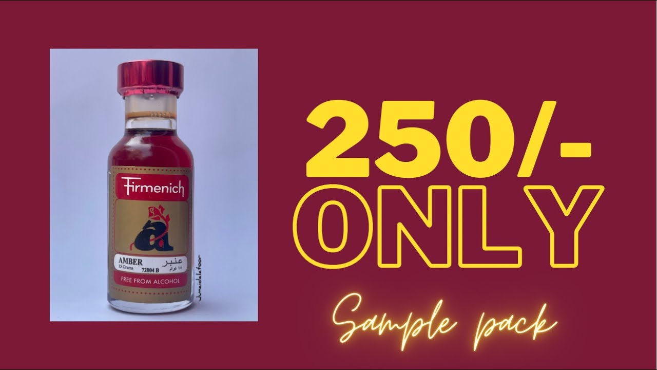 Firmnich Amber | 250/- Only - YouTube