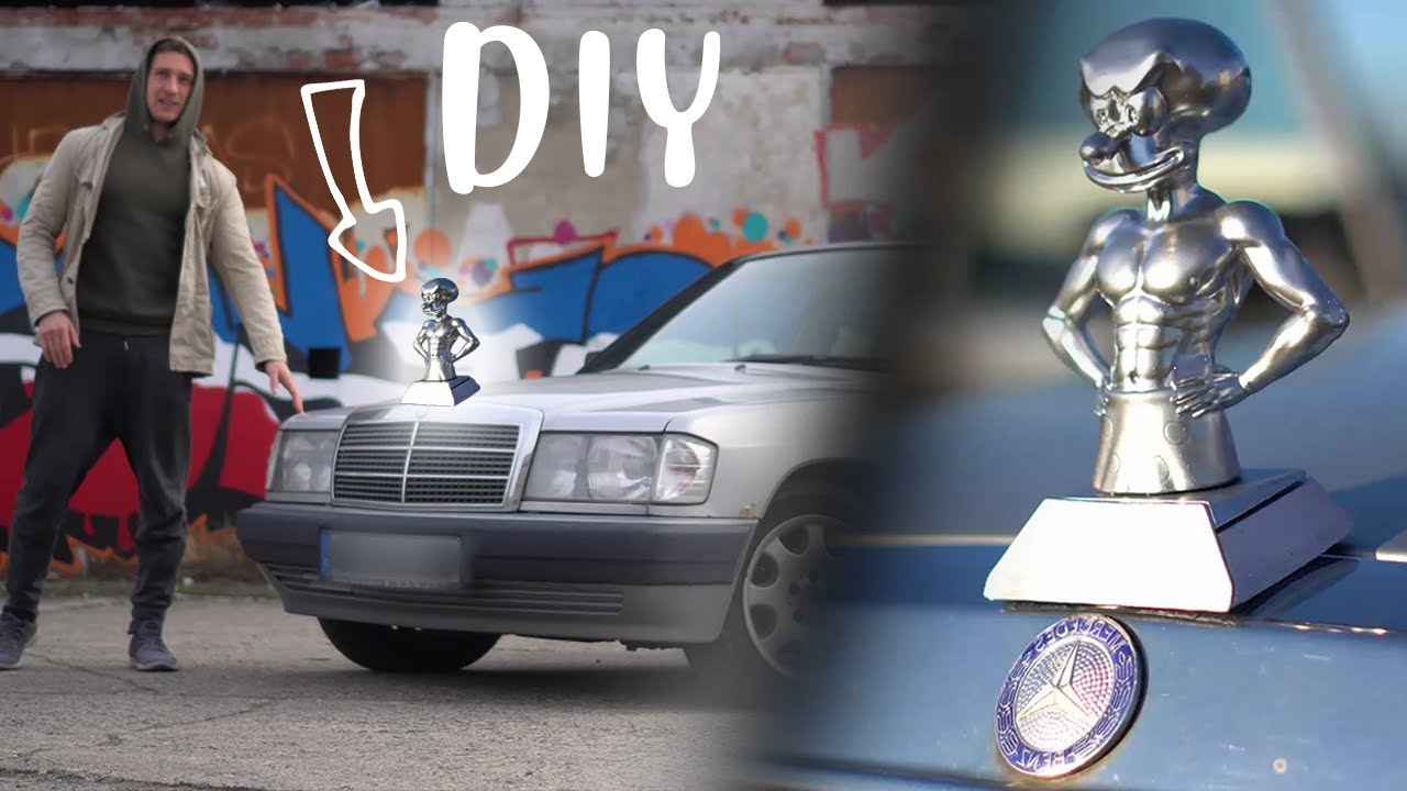 I Built a 3D Printed Sexy Squidward Mercedes Hood Emblem - YouTube