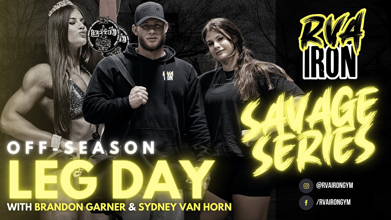 OFF-SEASON LEG DAY with Brandon Garner & Sydney Van Horn - YouTube