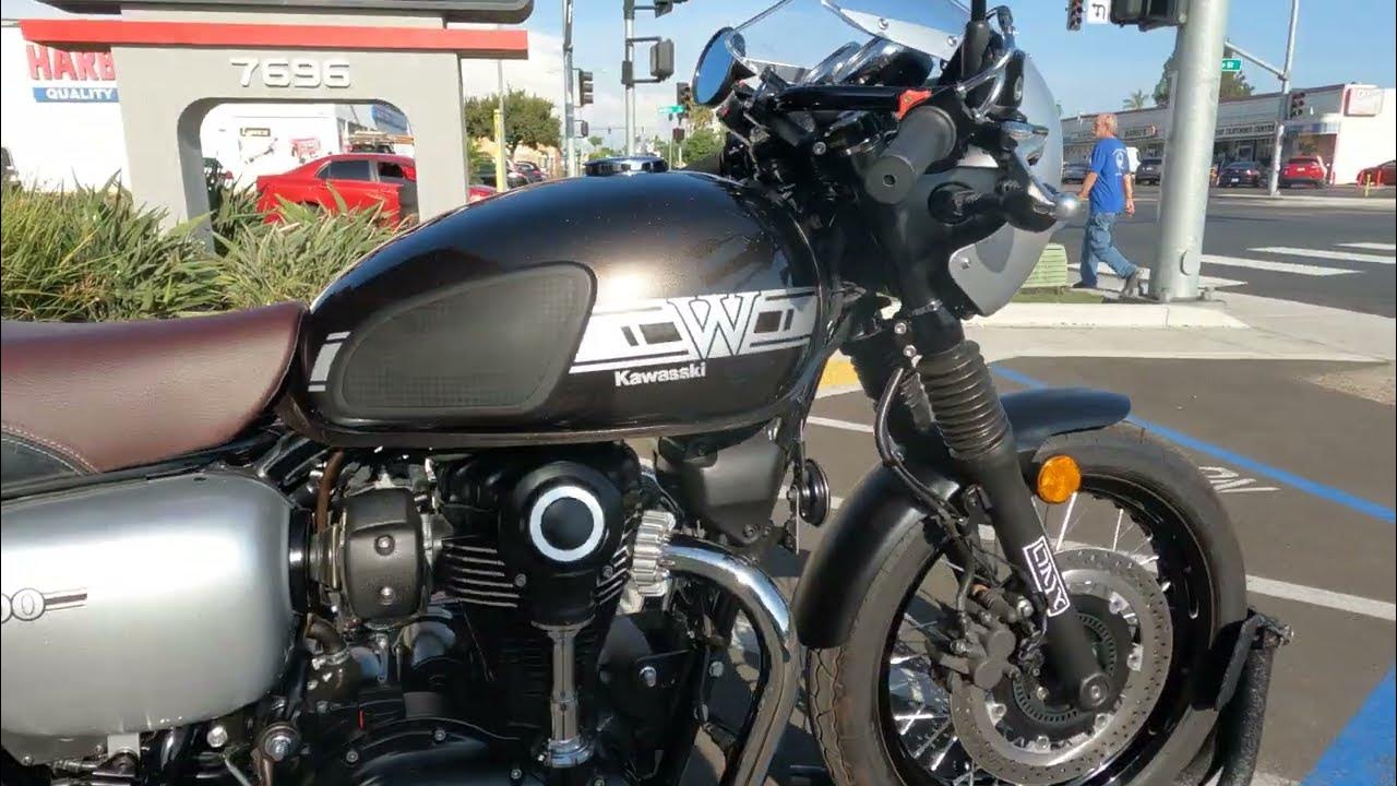 2019 Kawasaki W800 Cafe / Walk Around / Start Up / Sound Clip - YouTube