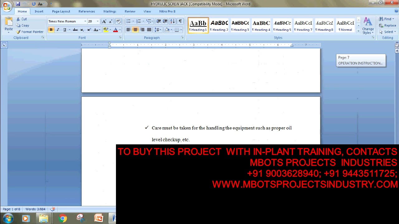 DESIGN AND FABRICATION OF HYDRAULIC SCREW JACK MECHANICAL PROJECT - YouTube