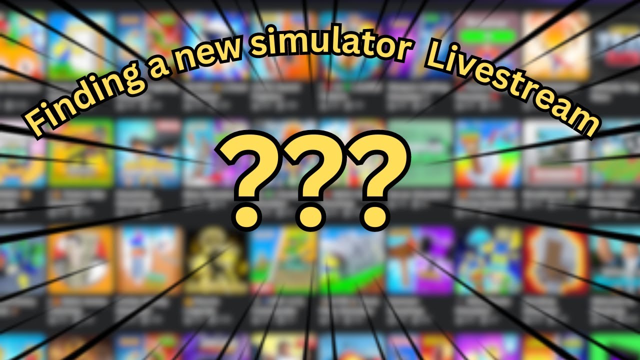 Trying to find the new Roblox Simulator Game - YouTube