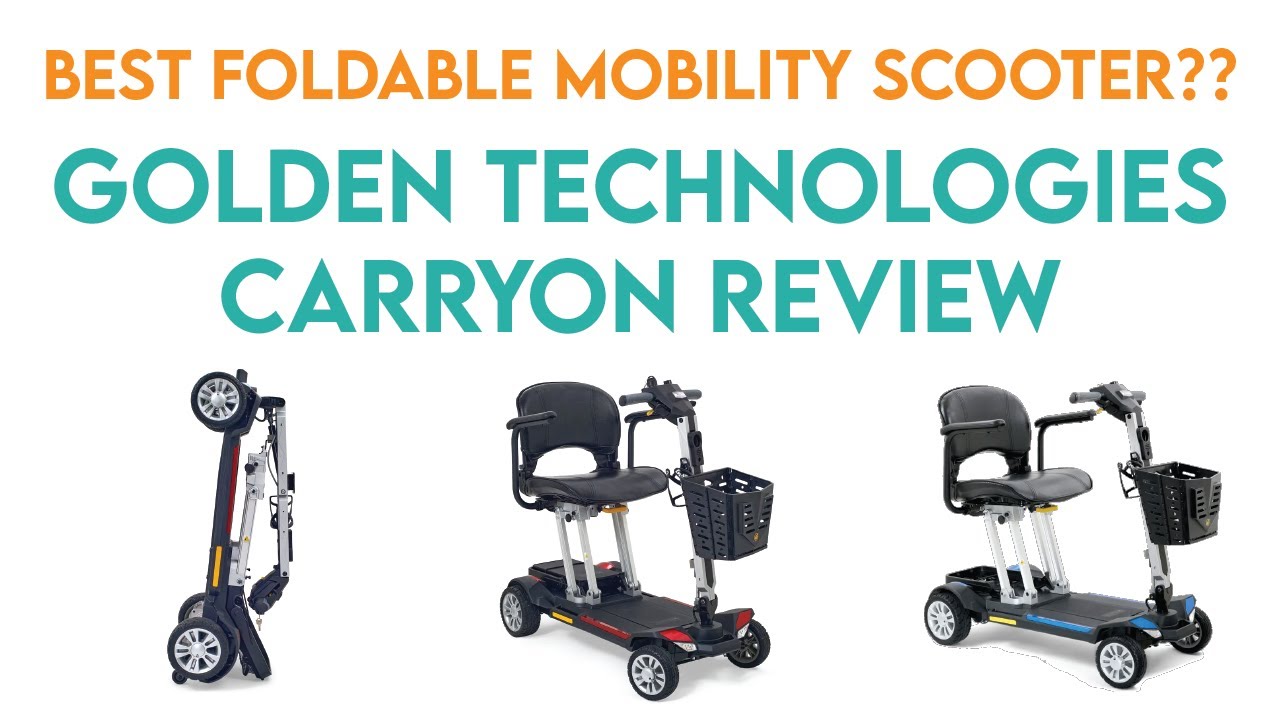 Golden Technologies CarryOn Mobility Scooter | Foldable, Lightweight ...
