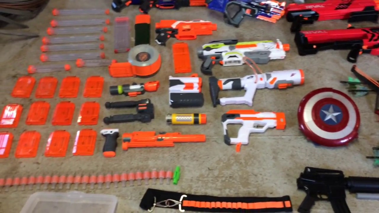 My Awesome Nerf Arsenal - YouTube