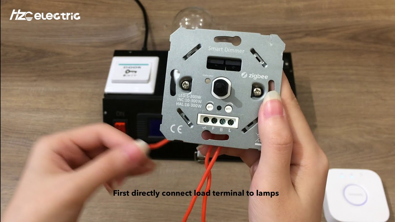 Zigbee 3.0 Rotary dimmer by HZC Electric - D681E1-ZG - YouTube