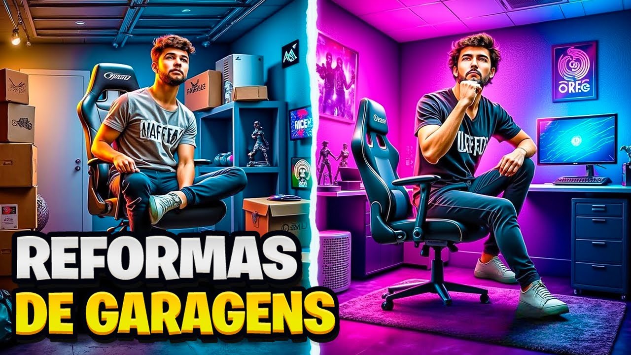 Transformação Gamer: De Garagem Caótica a Espaço dos Sonhos - Garage ...