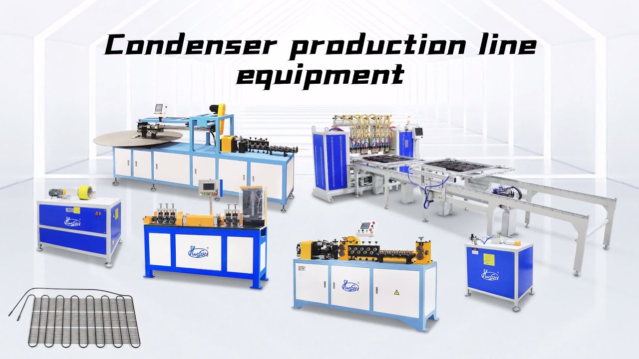 HWASHI Condenser Welding Line Machine , Full production line for wire ...