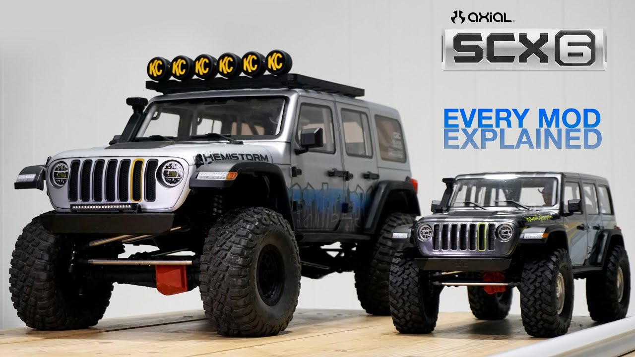 SCX6 FULL CUSTOM - How to give your Axial a unique look - YouTube