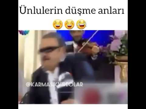 Ünlülerin düşme anları .