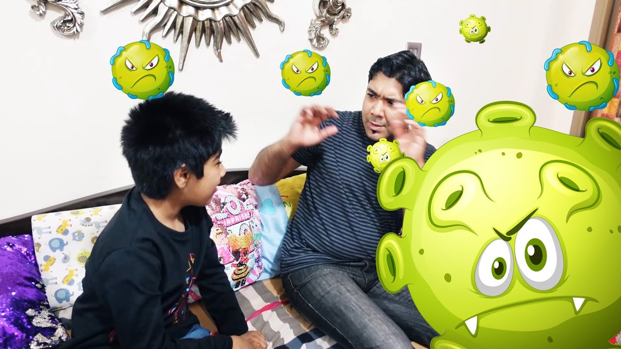 Let's Learn How to Sneeze (for kids) ! Hasy Dad got the Germs - YouTube