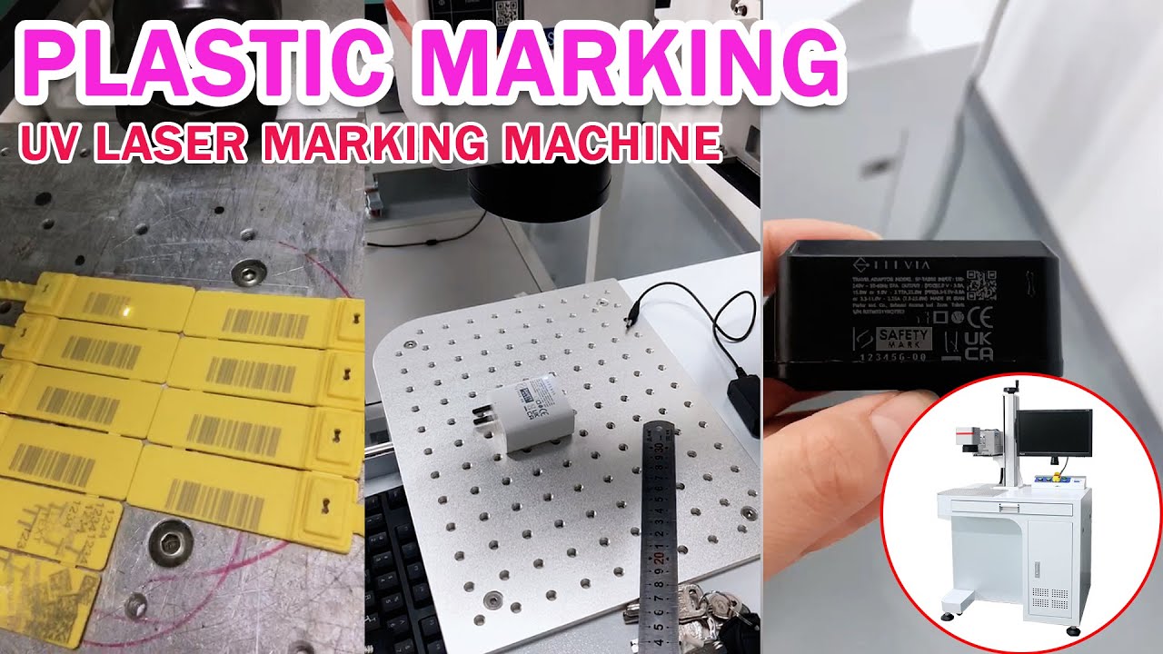 Plastic Marking Demonstration with UV Laser Marking Machine. - YouTube