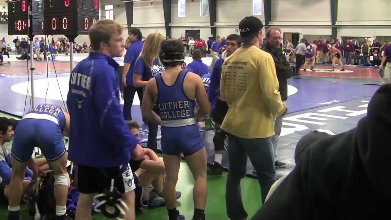 Luther College Wrestling Highlights - YouTube