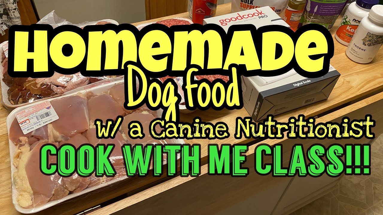 Make Homemade Dog Food (Raw and Cooked) with a Canine Nutritionist ...