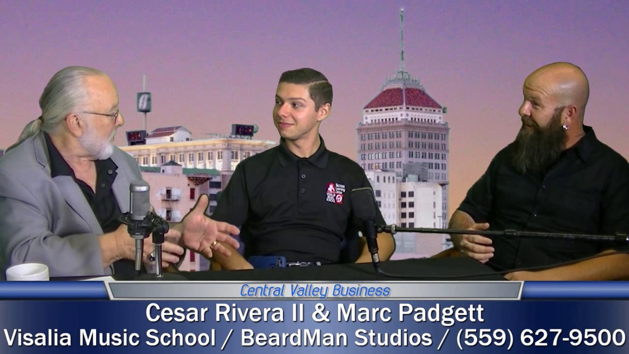 Cesar Rivera II & Marc Padgett from the Visalia Music School & BeardMan Studios - YouTube