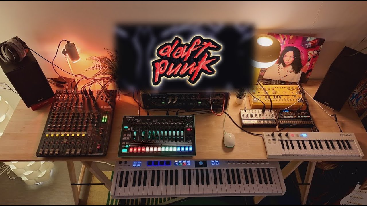 Daft Punk - Fresh (Live Hardware Cover) | Roland TR-8, Behringer MS-1 ...