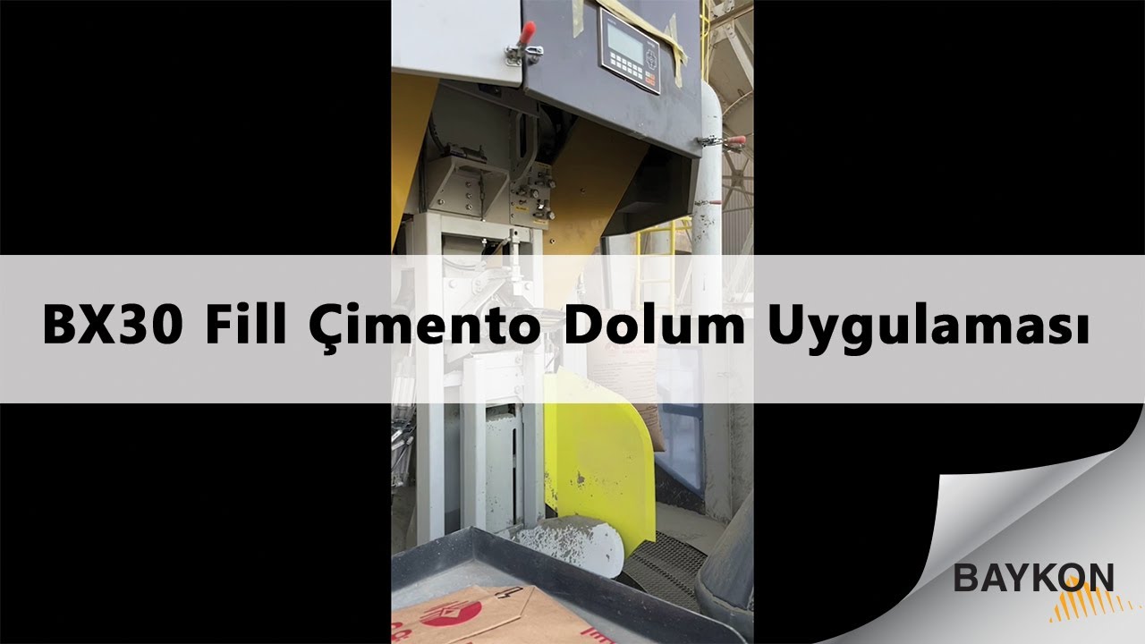 Baykon | BX30 Fill Çimento Dolum Uygulaması - YouTube