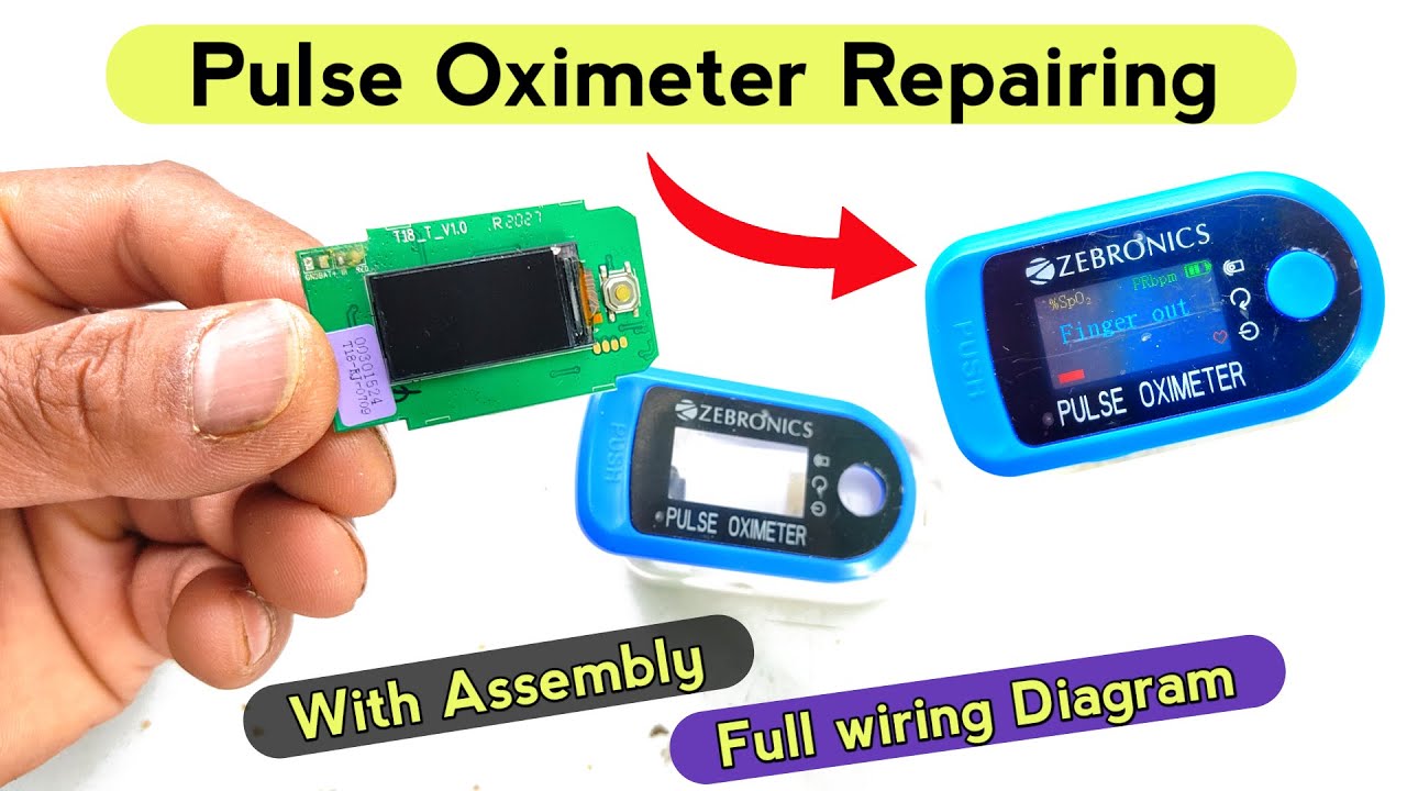 Pulse oximeter repair | Pulse oximeter कैसे जोड़ें | pulse oximeter ...