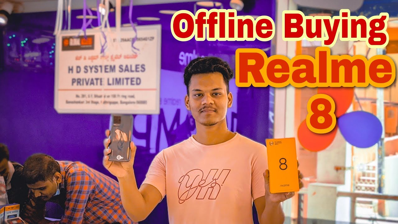 Realme 8 6/128 Buying Offline Store - YouTube