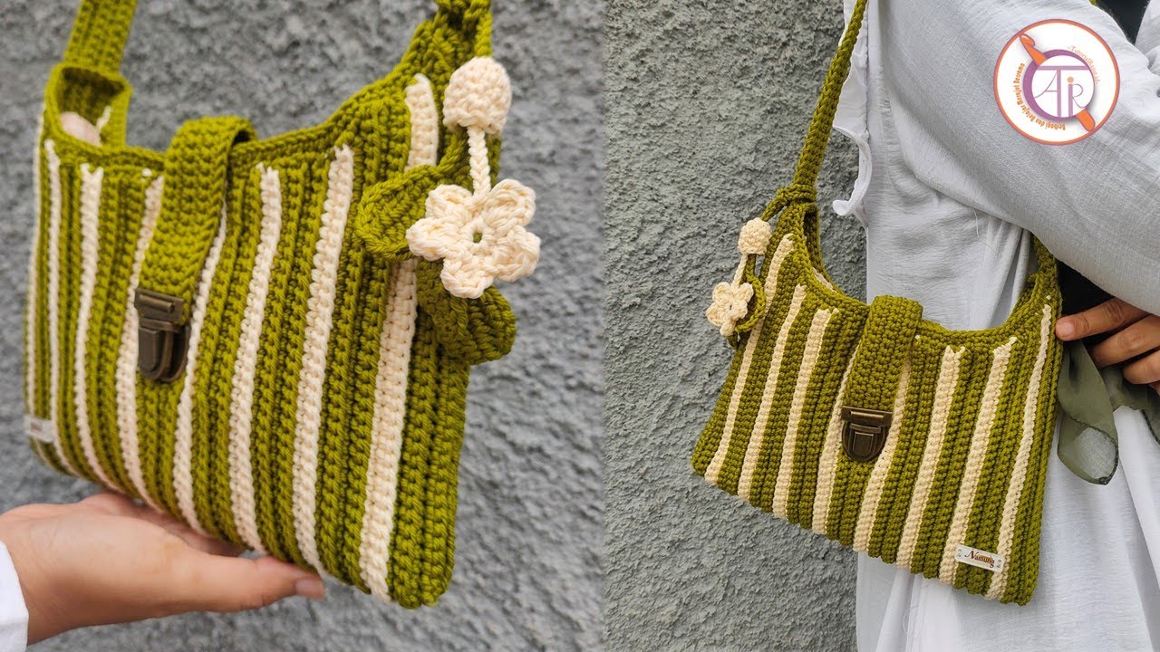 Crochet Mini Shoulder Bag Tutorial Easy for Beginners | Crochet ...
