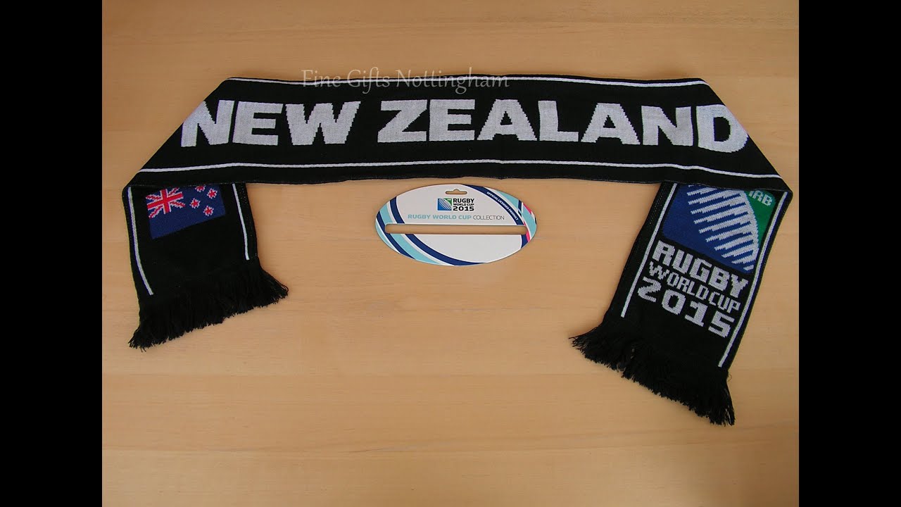New Zealand Rugby Scarf Rugby World Cup 2015 - Official RWC 2015 Scarfs ...