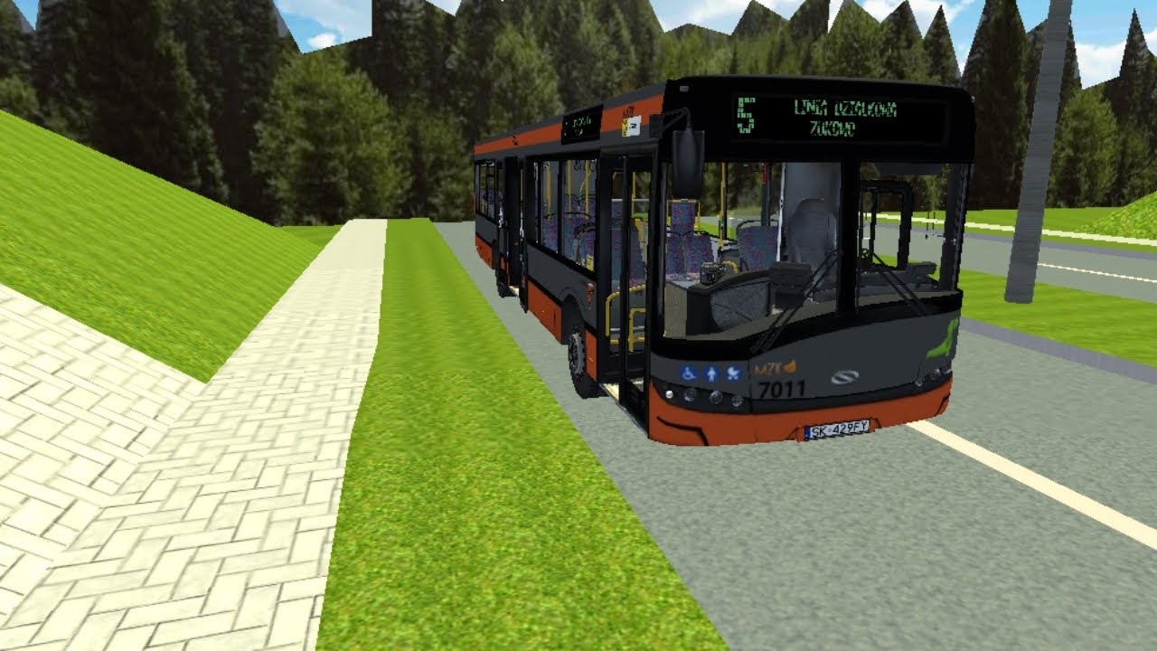 Proton Bus Simulator #142 Przejazd Solaris Urbino 12 III ZF Na Linii 5 ...