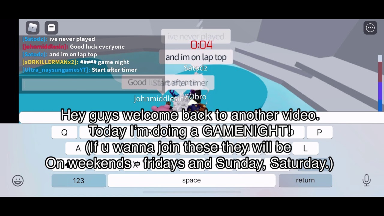 DISCORD ROBLOX GAMENIGHT! #1 With subs/discord members! (Roblox) - YouTube