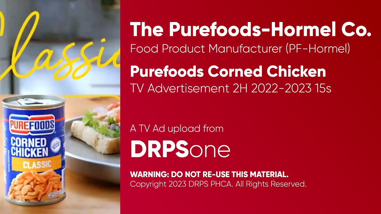 Purefoods Corned Chicken TV Ad 2H 2022-2023 15s (Philippines) - YouTube