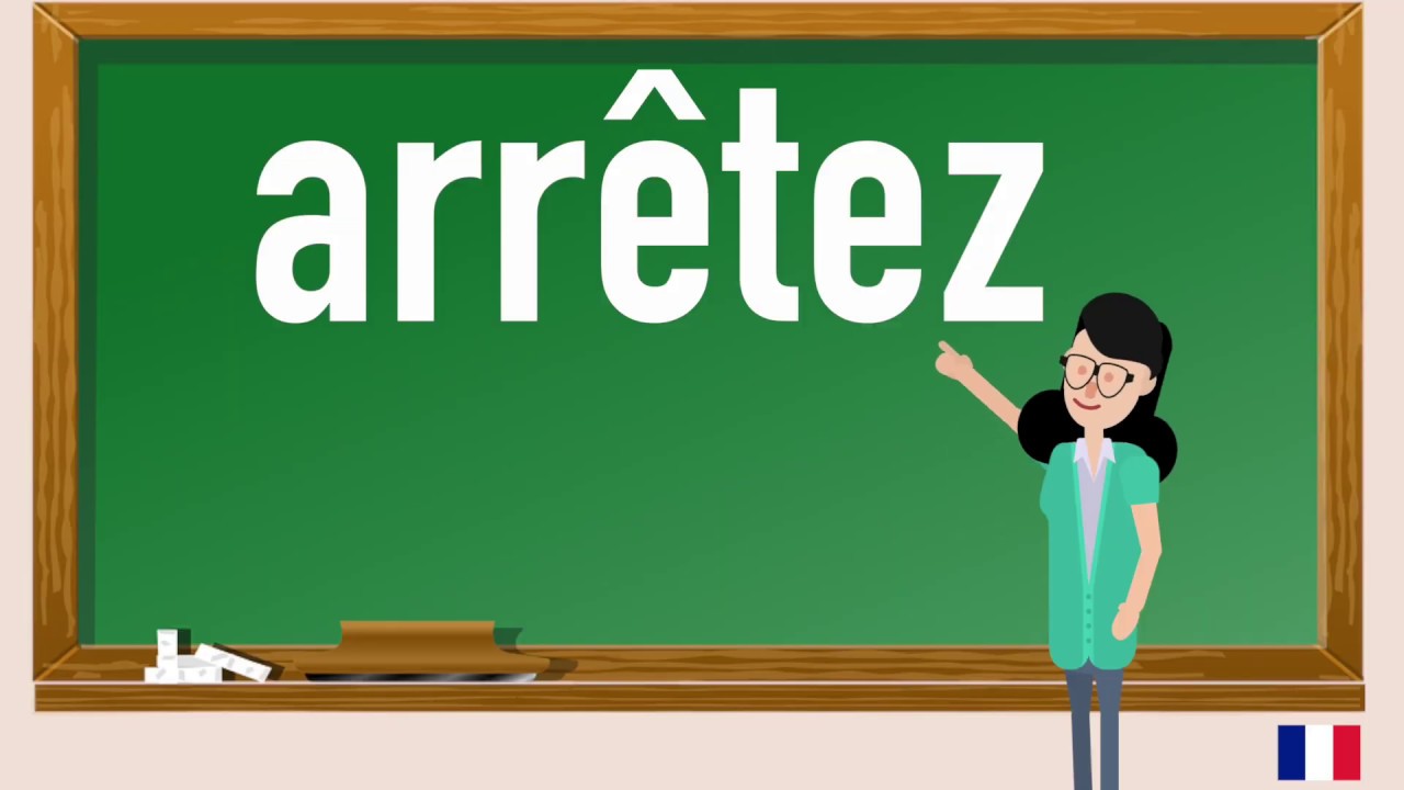 How to pronounce arrêtez in French - YouTube