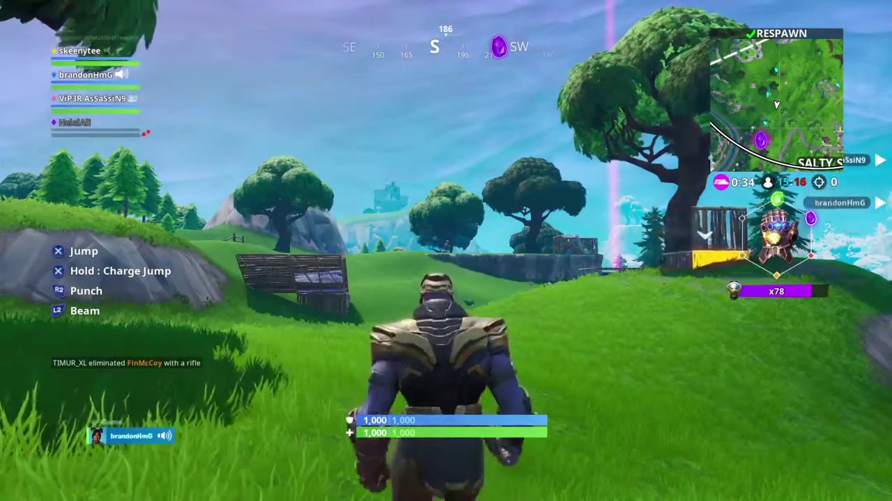 Fortnite Avengers Endgame Mode - YouTube