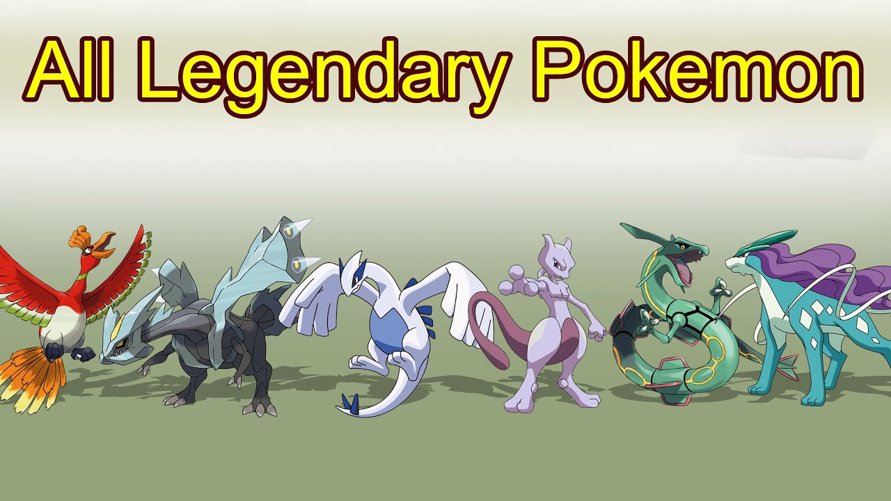 The 62 Legendary Pokémon Ever - YouTube