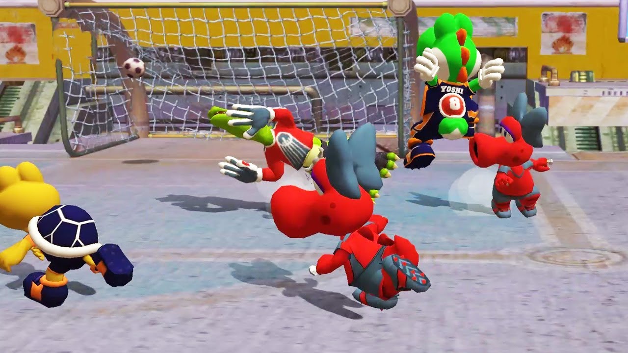 Super Mario Strikers Super Flower Cup Yoshi Vs Mario Super Mario ...