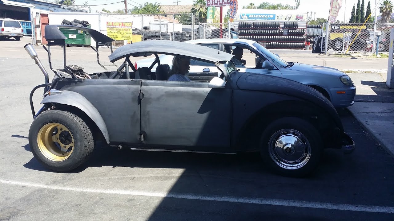 Rat Rod Bug Car Classic Chopped Street Rodder Custom Video - YouTube