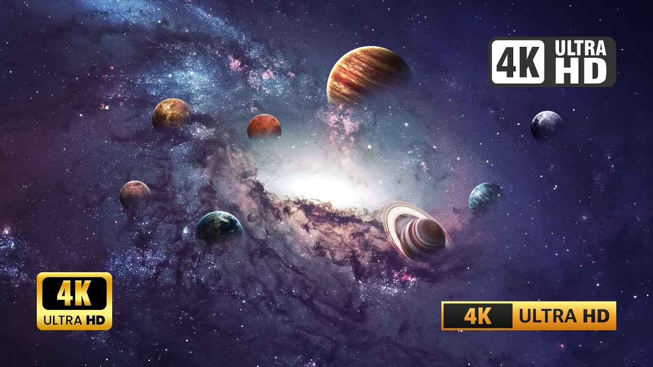 4k video ultra hd space travel in moon and mars earth Travel the ...
