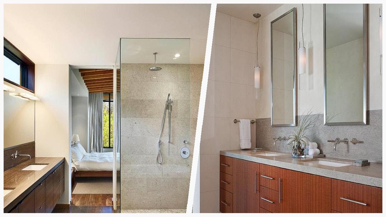 75 Bathroom With Flat-panel Cabinets And Limestone Countertops Design ...