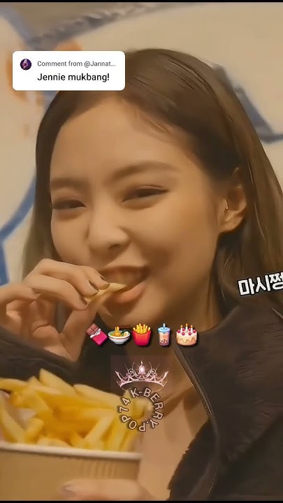 Jennie mukbang 💘#kpop #kpopedit #kpopmukbang #blackpink #jennie #shorts #viral #viralvideo - YouTube