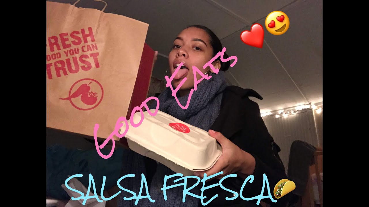 MUKBANG😍// Salsa Fresca 🌮 ️ - YouTube
