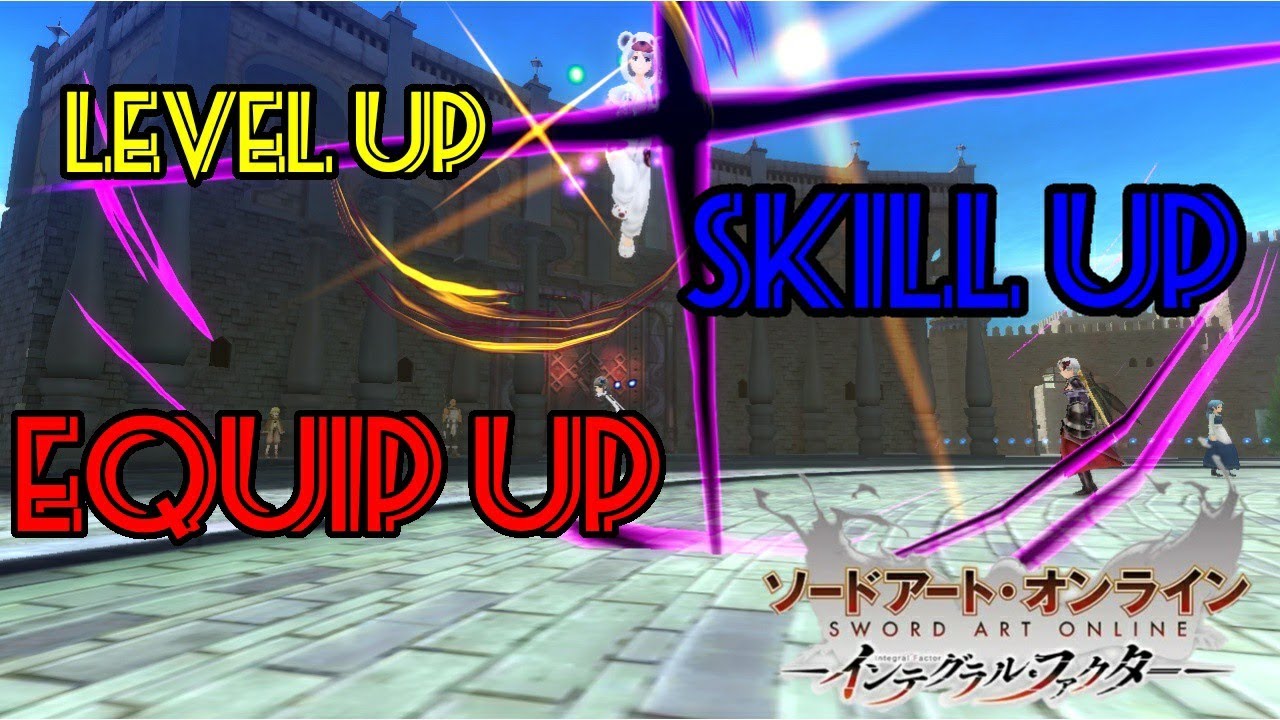 SAO IF Guide : bagaimana cara menaikan level karakter, senjata, armor ...