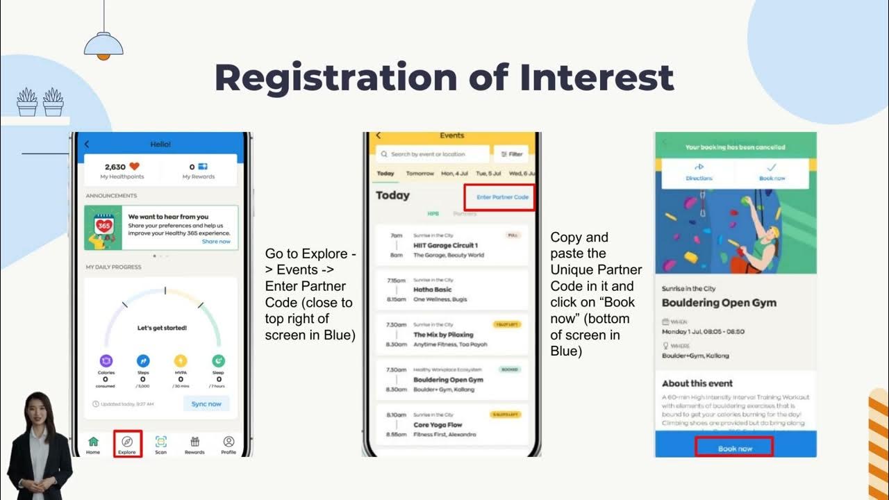 Guide to H365 Booking and Attendance Taking of Sessions - WOW - YouTube