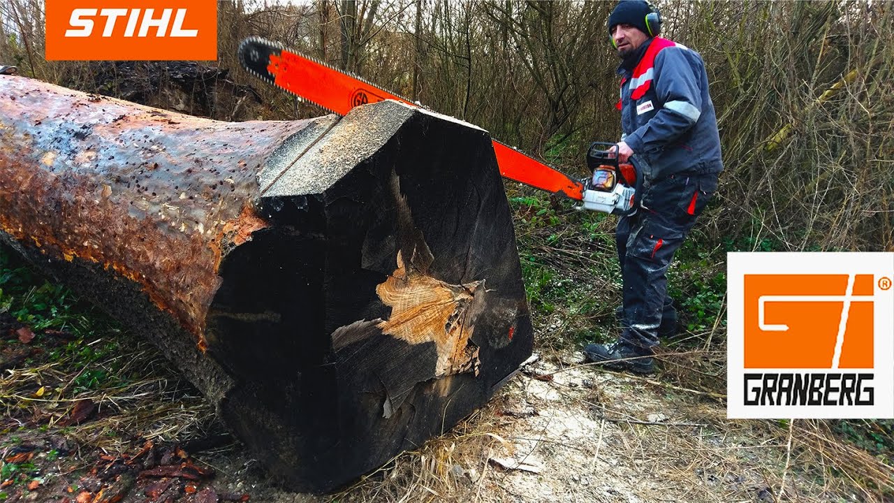 Mysterious Ash - STIHL MS661 ft. GRANBERG Bar x Alaskan Chain Saw Mill ...