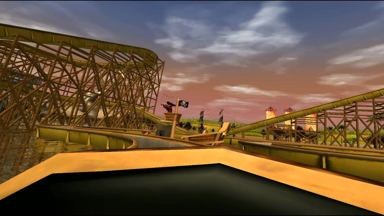 RCT3 Roller Coaster Tycoon 3 : Six Flags Over Murcia Part 2/3 - YouTube